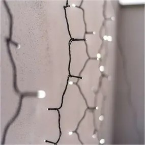 Emos D1EC01 CONNECT / LED světelná opona / 100 LED / 1x2 m / IP44 / st