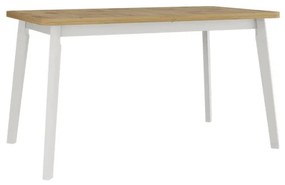 Rozkládací stůl Harry 80 x 140/180 VI, Barva dřeva: dub artisan - L, Barvy nožiček: Bíla Mirjan24 5903211234880