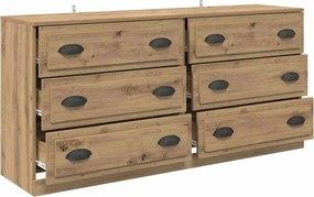 Konzole 2 ks Artisanový dub 70 x 35,5 x 67,5 cm 3402654