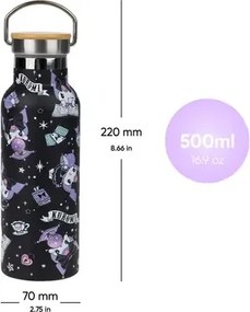 BAAGL Termoláhev s bambusovým víčkem Kuromi Fortune Dream / Termoláhev