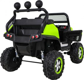 Ramiz Mercedes Benz Unimog elektrické autíčko pro děti zelené + pohon 4x4