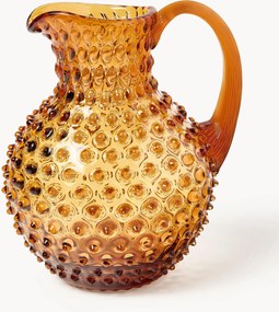 Ručně foukaný džbán Hobnail