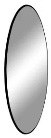 Nástěnné zrcadlo JERSEY, Ø40 cm, černý rám House Nordic 4001200