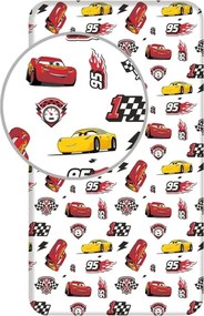 Jerry Fabrics Prostěradlo Cars 3 McQueen 90x200x25 cm