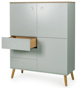 TENZO Dřevěný kabinet DOT světle zelený 137x109 9001666676