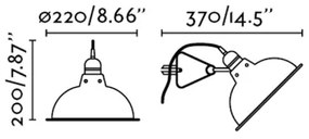 FARO 64169 - Lampa s klipem PEPPER 1xE27/15W/230V