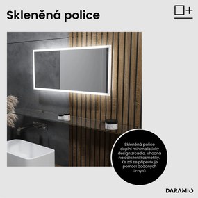 Zrcadlo do koupelny s LED osvětlením F4