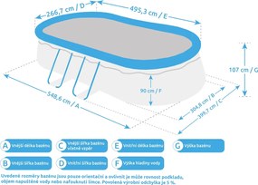 Marimex Tampa 5,49 x 3,05 x 1,07 m 10340230