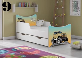 Plastiko Dětská postel se šuplíky Jeep - 9 - 140x70