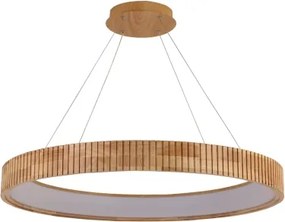 Brilagi - LED Lustr na lanku FALCON WOOD MODERN LED/60W/230V pr. 80 cm dřevo