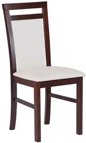 Jídelní židle Balro 5 Zvolte dřevo: Bílá, Zvolte látku: látka 10b