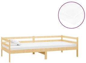 vidaXL Marketos Válenda s matrací 90 x 200 cm masivní borové dřevo