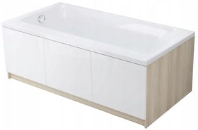 Cersanit Smart, akrylátová vana 160x80cm pravá, bílá, S301-118