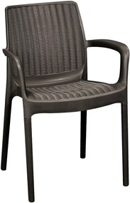 KETER BALI MONO Zahradní židle, 55 x 60 x 83 cm, hnědá 17190206