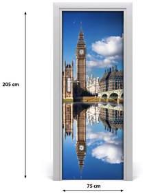 Fototapeta samolepící na dveře Big Ben Londýn 75x205 cm