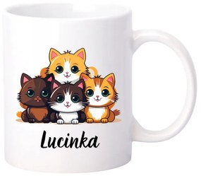 Keramický hrníček Kočičí parta