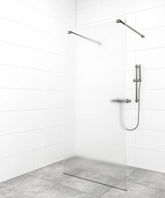 Sprchová zástěna Walk-in 80 cm SAT v barvě profilu Gun metal SATBWI80MSZAVGM