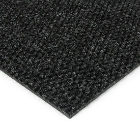 Černá kobercová zátěžová čistící zóna FLOMA Fiona - 200 x 200 x 1,1 cm