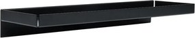 Černá kovová police 50 cm Bakku – OYOY Living Design