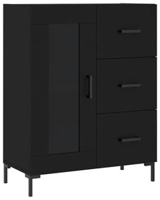 Skříň highboard černá 69,5 x 34 x 180 cm kompozitní dřevo - Default Title