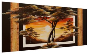 Obraz stromu  (100x40 cm)