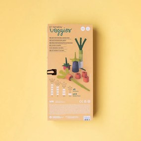 LONDJI Dřevěné puzzle My Veggies 2+