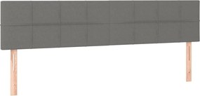 Box spring postel s matrací tmavě šedá 180x200 cm textil 3140634