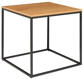 OnaDnes -20% Nordic Living Dubový kovový konferenční stolek Winter 45 x 45 cm