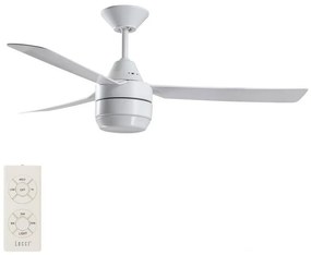 BAYSIDE BAYSIDE 213016 - Stropní ventilátor CALYPSO 1xGX53/45W/230V bílá + DO FAN00033