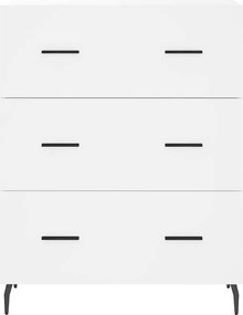 Skříň highboard bílá 69,5 x 34 x 180 cm kompozitní dřevo 3198417