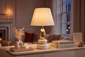 Designová stolní lampa Kaloosh 45 cm bílá