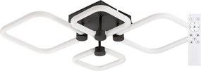Rabalux Černé stropní LED svítidlo Sotiris 540mm 47W CCT s DO 71006