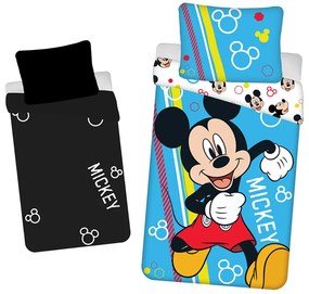 Jerry Fabrics Dětské povlečení MICKEY - Happy (svítící efekt)
