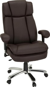 XXXLutz KANCELÁŘSKÉ KŘESLO, vzhled kůže, tmavě hnědá MID.YOU - Online Only kancelářské židle - 001918045902