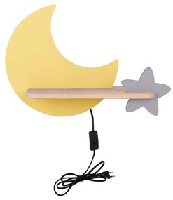 Žluté dětské svítidlo Moon – Candellux Lighting