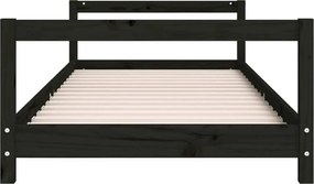 vidaXL Dětská postel 90 x 200 cm masivní borové dřevo [834395] Barva: Bílá