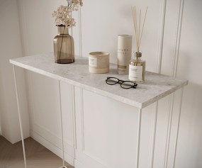 ADRK Konzolový stolek MILAN W-BE 80, beton/bílá