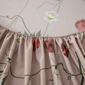 Prostěradlo z mikrovlákna HERBAR béžové 180x200 cm