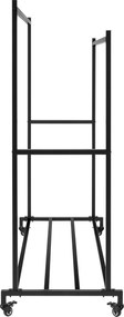 Stojan na oblečení Líska 150 cm - černá