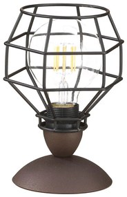 ONLI - Stolní lampa SPIDER 1xE27/15W/230V 23 cm černá/hnědá
