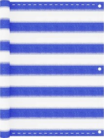 vidaXL Balkonová zástěna 75 x 500 cm HDPE [310838] Barva: Modro-bílá