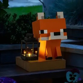Paladone Minecraft LunaGlo Liška / Lampička / Solární nabíjení / NiMH