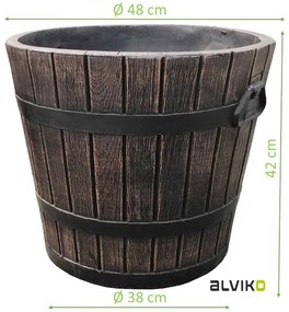 Roto květináč POLKA L