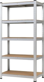 Regál 180x100x50 cm zinkovaný 5-policový, nosnost 875 kg