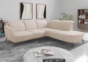 XXXLutz ROHOVÁ SEDAČKA, textil, krémová Sit & More - Sedací soupravy - 000144018573
