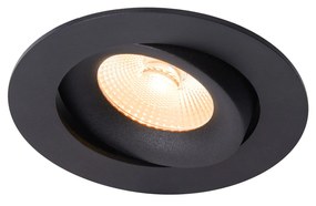 Výklopná LED bodovka NORDLUX Aliki IP44 - černá