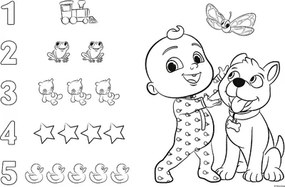 Trefl - Puzzle - Oboustranné puzzle Cocomelon: Veselý den s přáteli SU