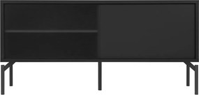 Černý TV stolek 116x55x42 cm Met Mini – noo.ma