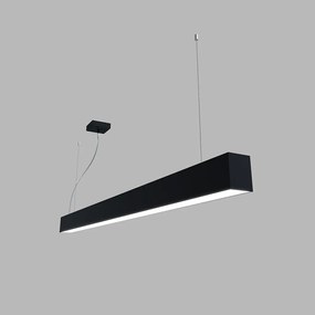 Závěsné lineární svítidlo Lino Barva: Černá, Délka: 1500 mm, Stmívání: Stmívatelné DALI/PUSH
