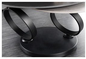 Massive home | Konferenční stolek DANCING RINGS BLACK